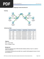 Configure VLAN Trunks in Packet Tracer | PDF | Network Interface Controller | Network Switch