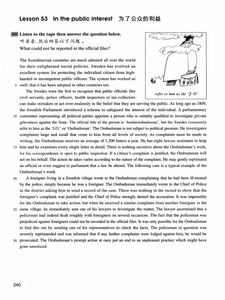 New Concept English 3 - Lesson053 PDF | PDF