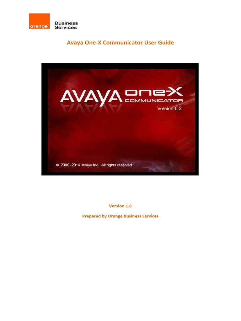 Avaya One-X Communicator User Guide | PDF | Login | Dialog Box