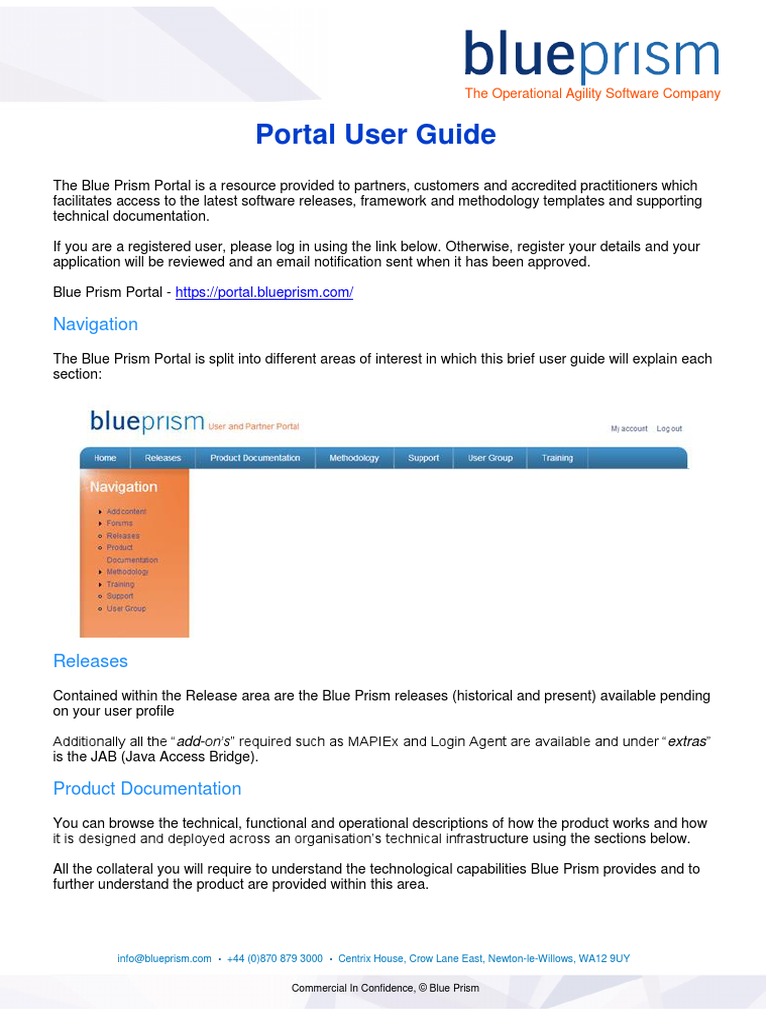Blue Prism Portal User Guide | PDF | Internet Forum | Subscription ...