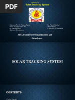 Solar Tracking System PPT (1) - 1 | PDF | Photovoltaics | Electric Motor