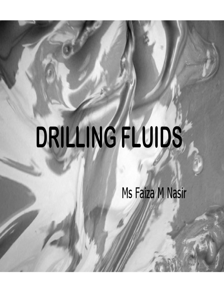 Drilling Fluids 1 | PDF | Oil Well | Drilling