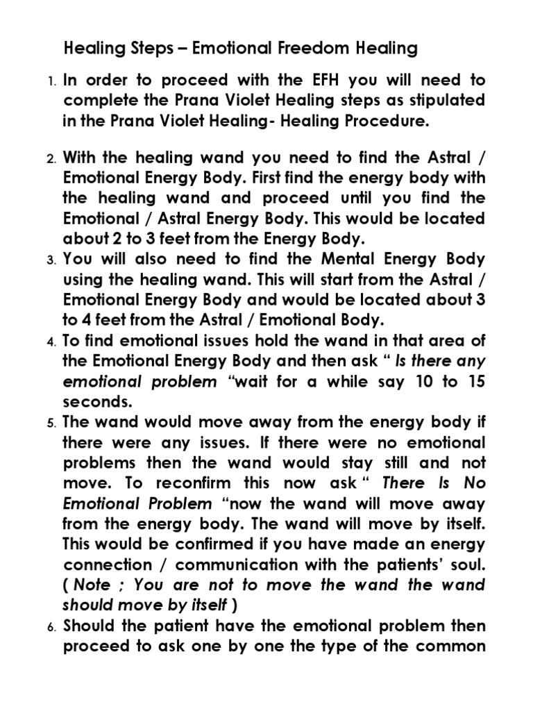 Healing Steps | PDF | Soul | Emotions