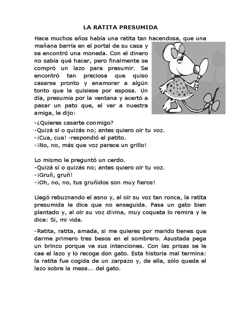 La Ratita Presumida | PDF