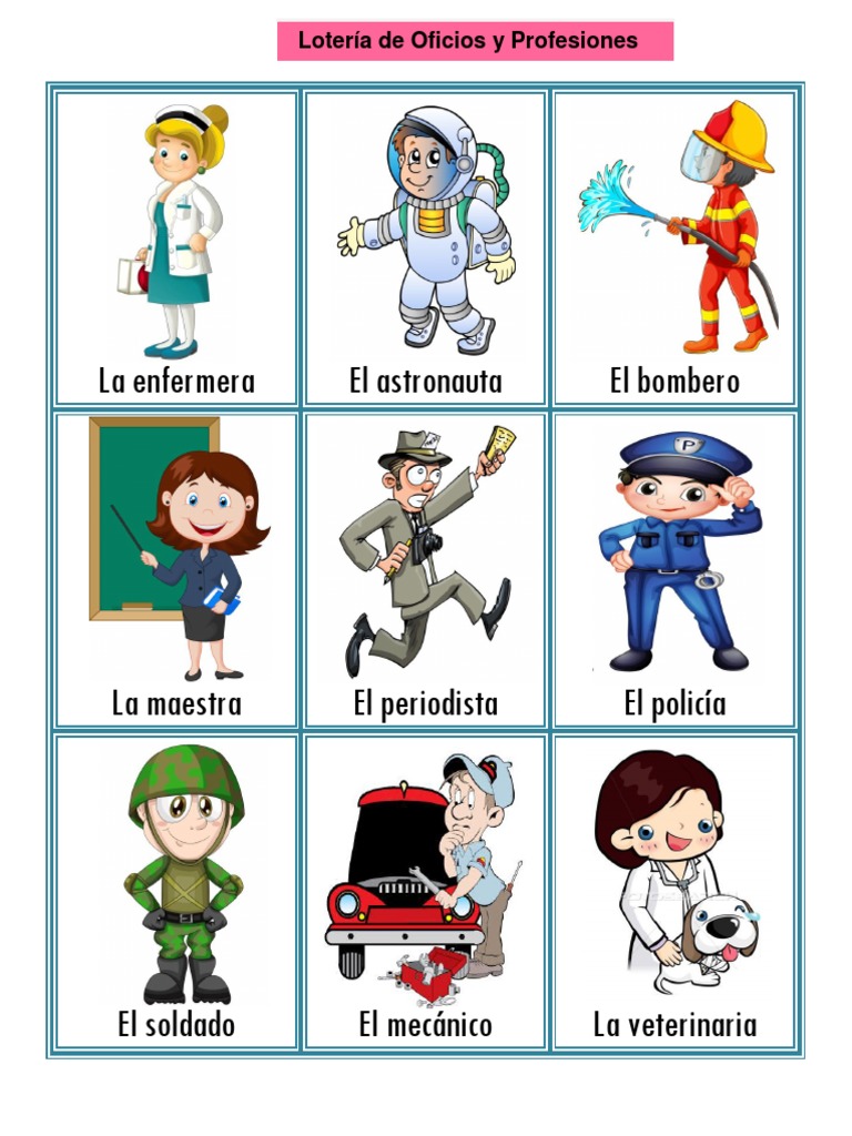 Lotería de Oficios y Profesiones