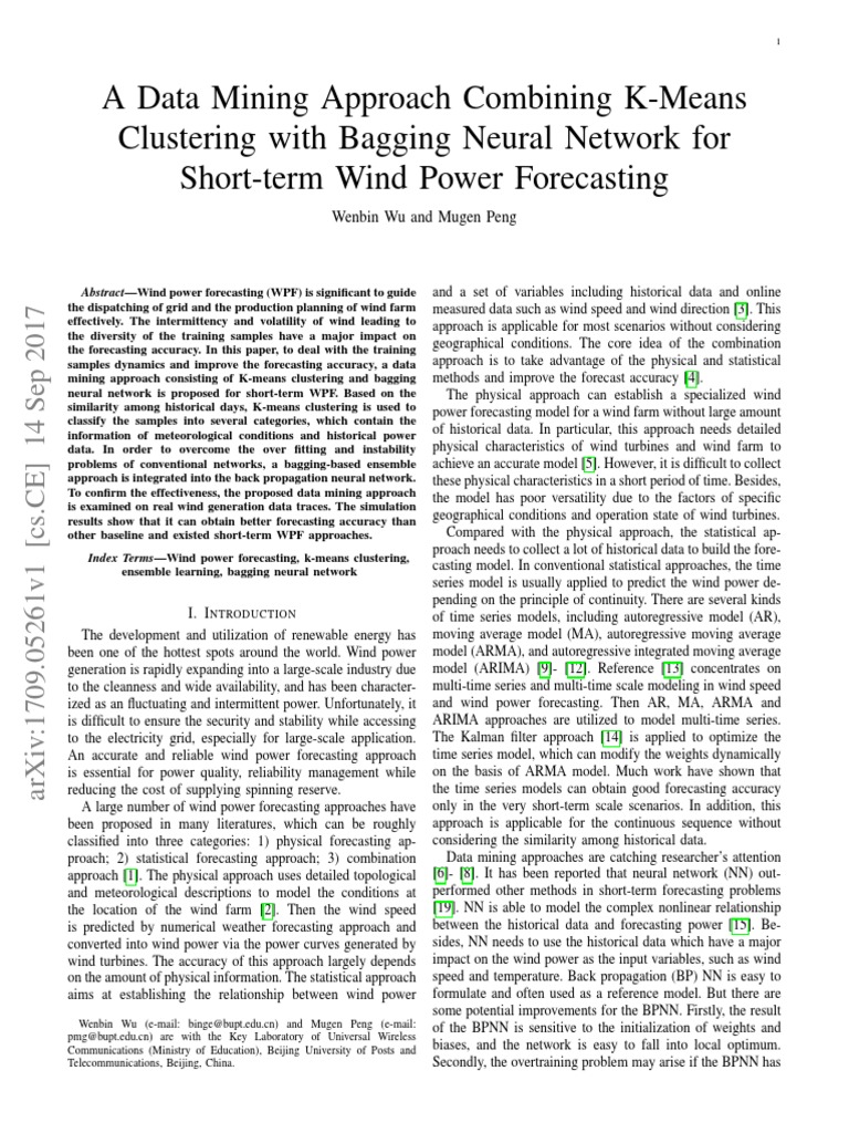 A Data Mining Approach Combining K-Means Clustering With Bagging Neural ...