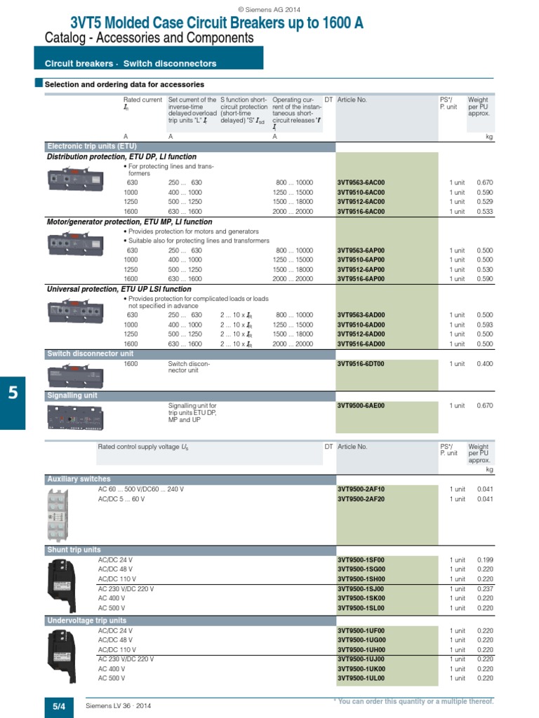 3VT9512-6AP00 - Data Sheet | PDF | Electrical Engineering | Electromagnetism