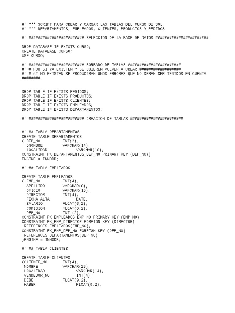 Car Gar Tablas | PDF | SQL | Paradigmas de programación
