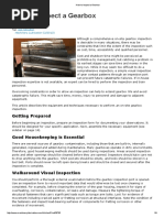 Gearbox Overhaul and Repair Guide | PDF | Pipe (Fluid Conveyance ...