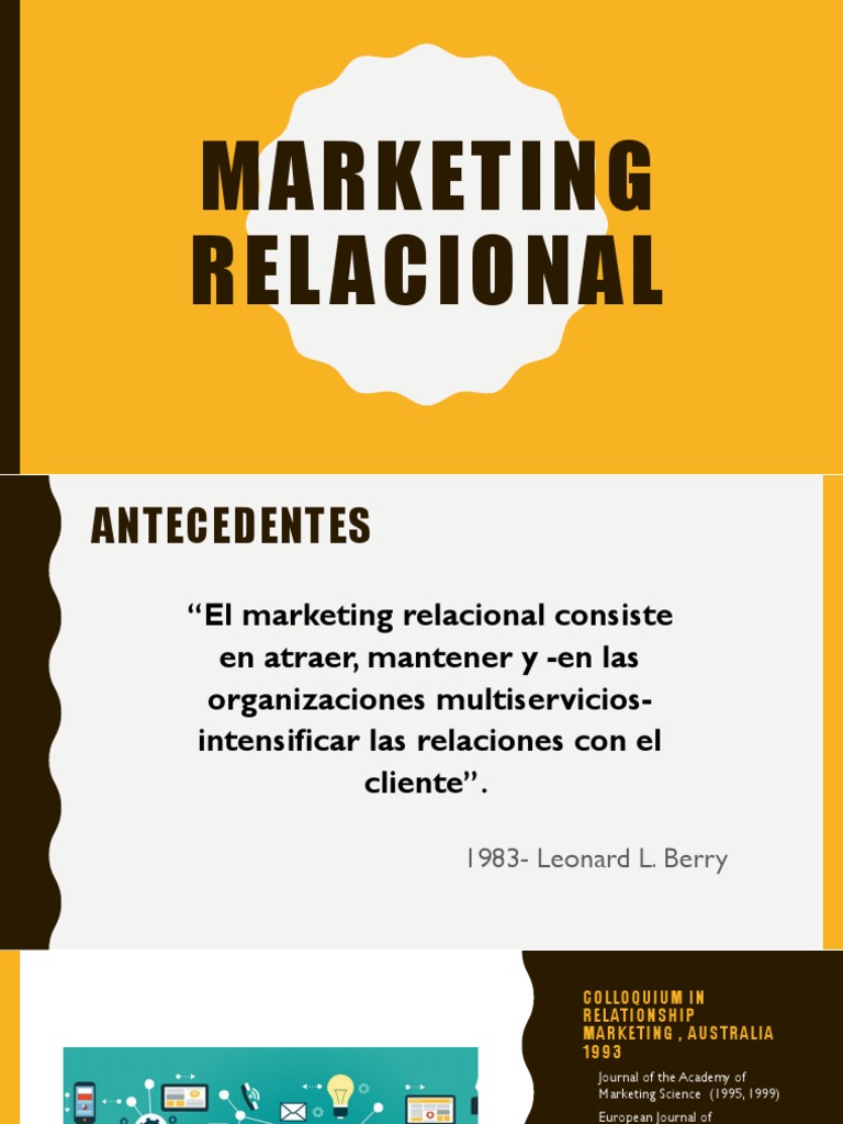 Marketing Relacional | PDF | Marketing | Ciencias económicas