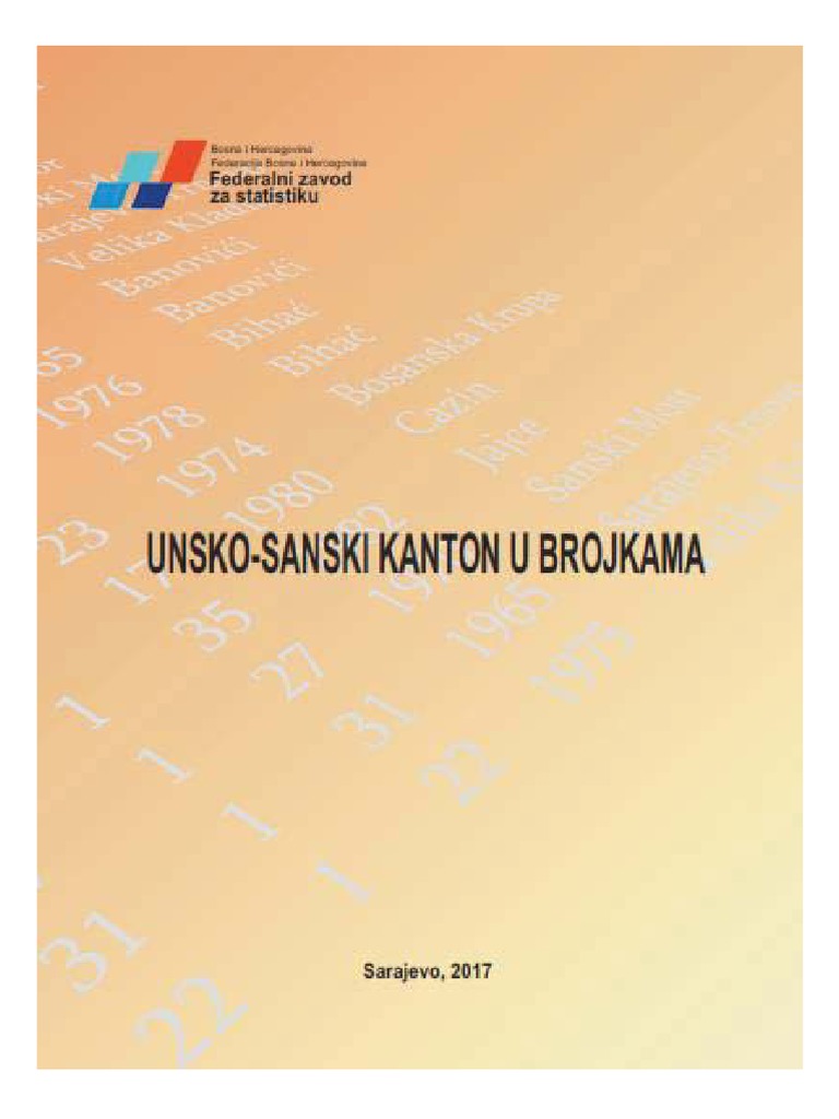 Unsko Sanski Kanton U Brojkama 2016 | PDF