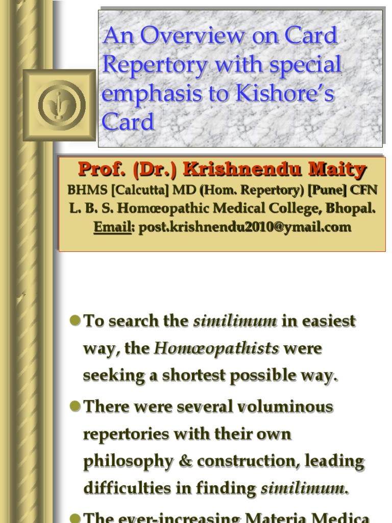 Card Repertory | PDF | Homeopathy | Medicine