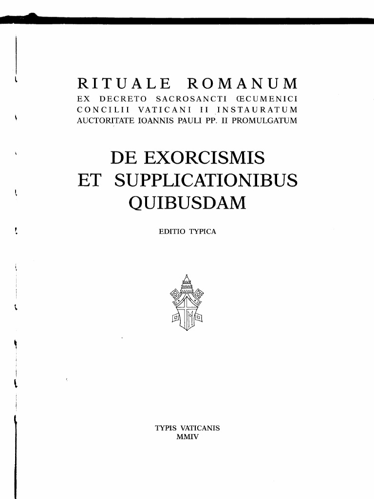 Rituale Romanum de Exorcismis PDF | PDF