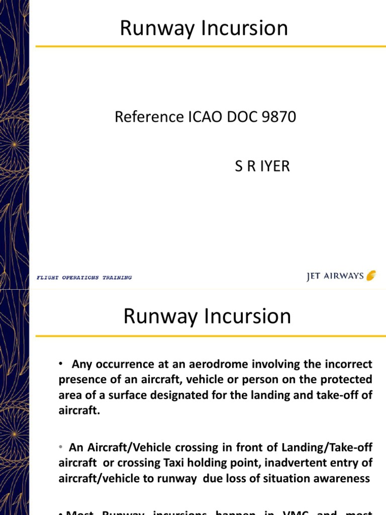 Runway Incursion | PDF | Air Traffic Control | Airport