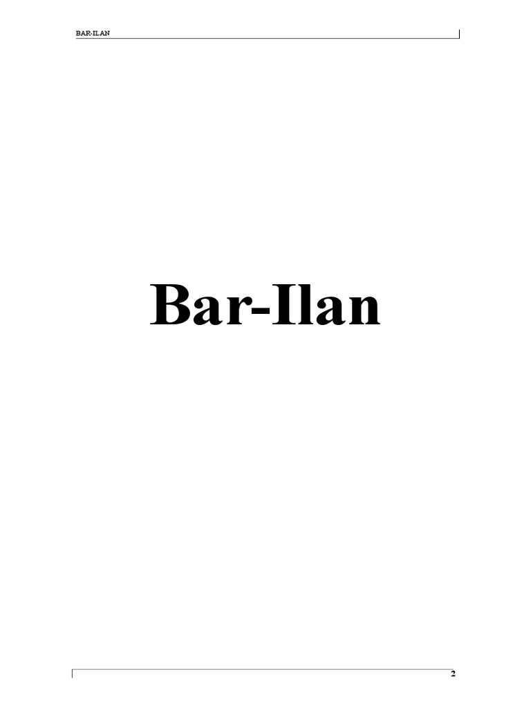 Dossier - Bar-Ilan | PDF | Percepção | Motivação