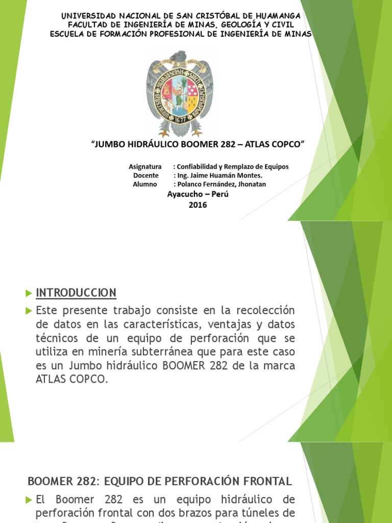 Equipos - Boomer 282 | PDF