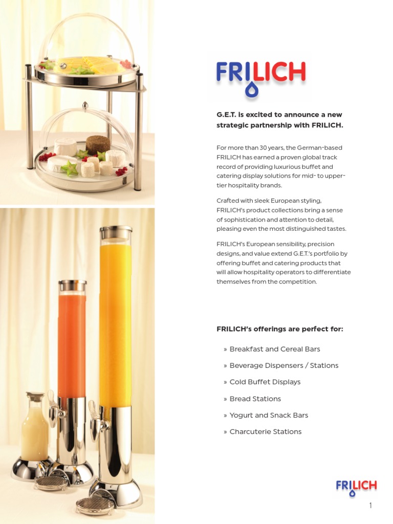 Get Frilich Catalog 2017 2018 | PDF | Dishwasher | Beverages