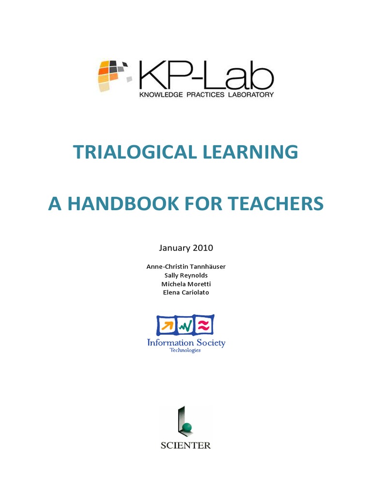 Trialogical Learning Handbook Teachers FINAL KP-LAB | Download Free PDF | Wiki | Inquiry Based ...