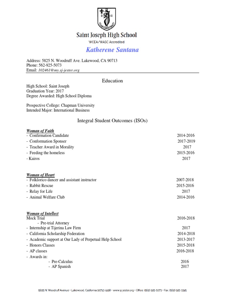Isos Resume 2018 Done | PDF