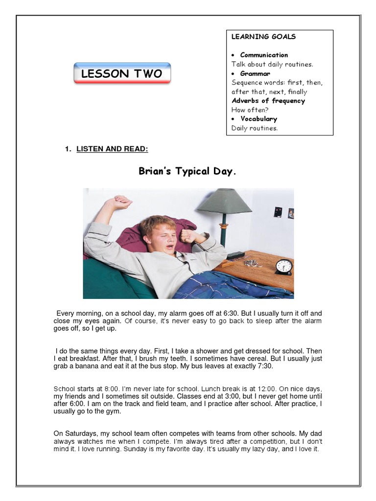 Ib Lesson Two | PDF | Verb | Linguistic Typology