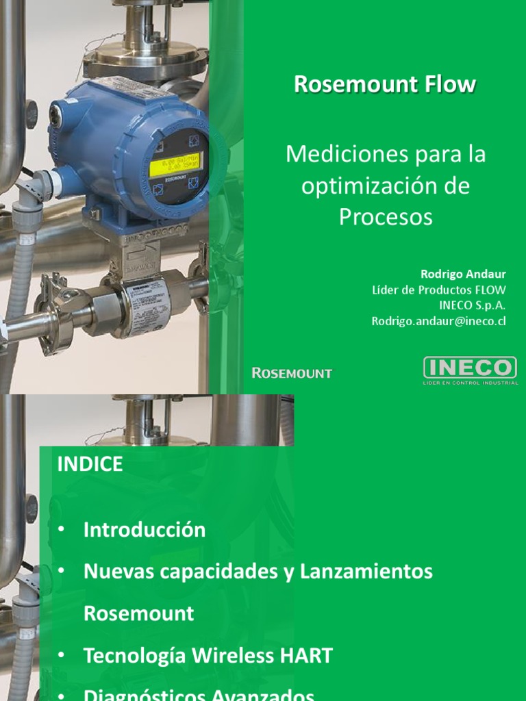 Presentación Instrumentación EMERSON | PDF | Tubo vacío | Calibración