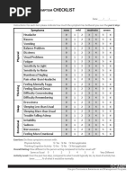 Post Concussion Test PCSS PDF | PDF | Concussion | Nervous System