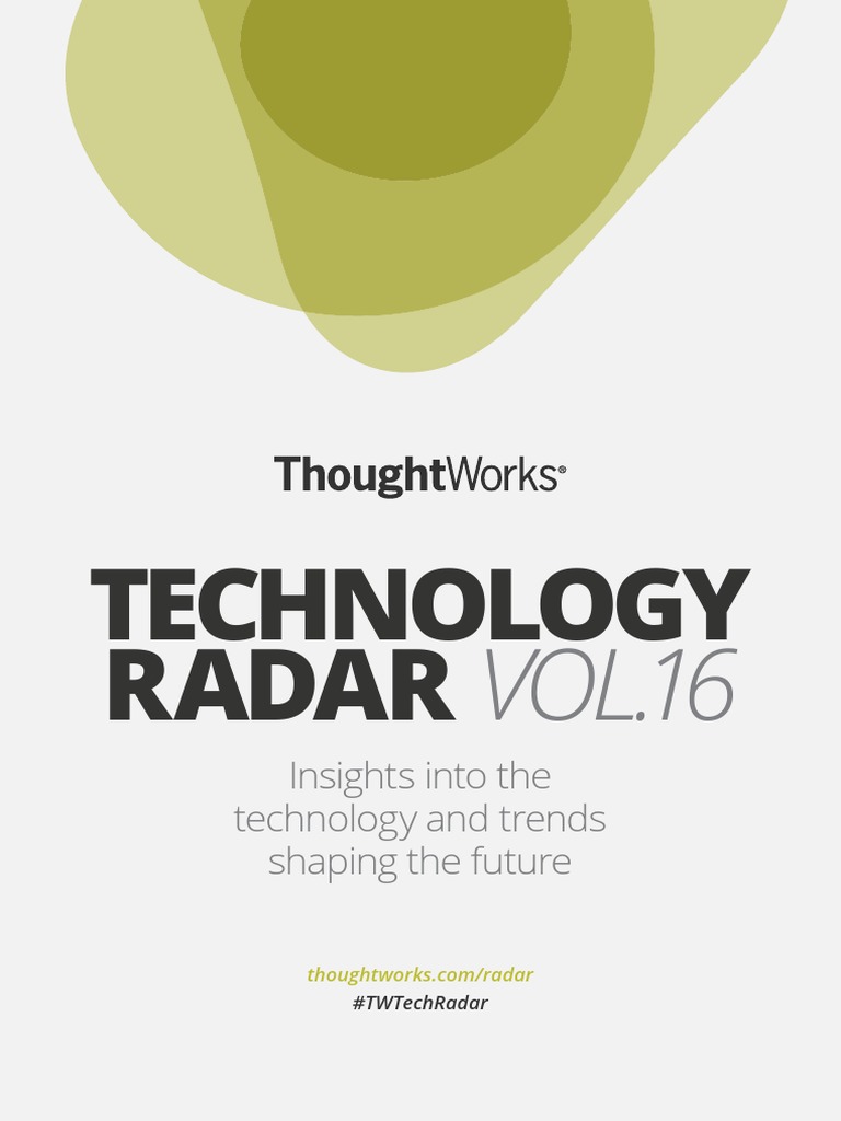Technology Radar Vol 16 en PDF | PDF | Application Programming ...