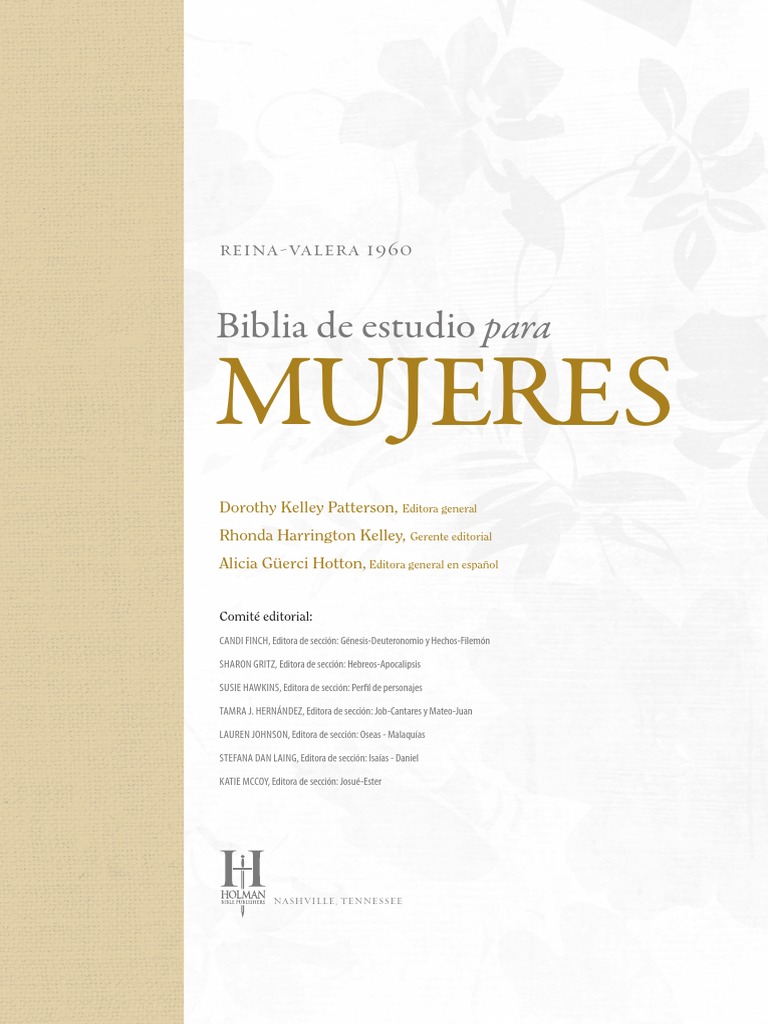 Ester Muestra Biblia de Estudio para Mujeres 1 | PDF | Esther | Libro ...