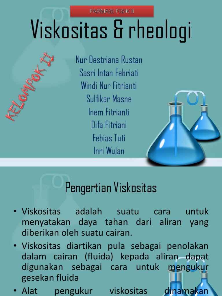 Viskositas Dan Rheologi Ppt