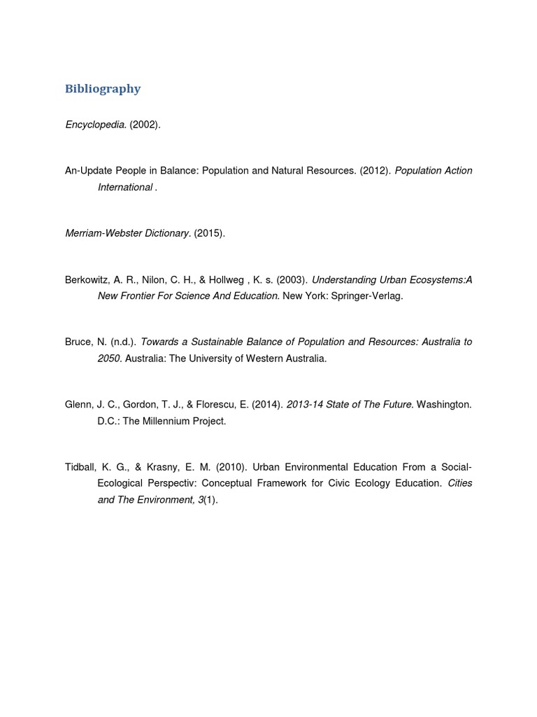 Bibliography: Encyclopedia. (2002) | PDF