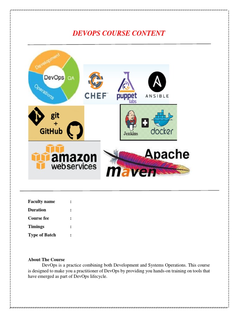 DevOps Online Training | PDF | Linux | Cloud Computing