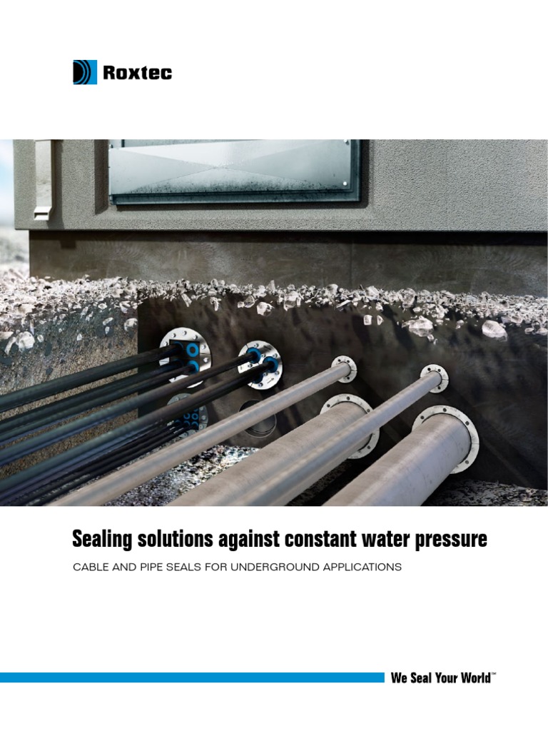 Roxtec UG Solutions Brochure en | PDF | Pipe (Fluid Conveyance ...