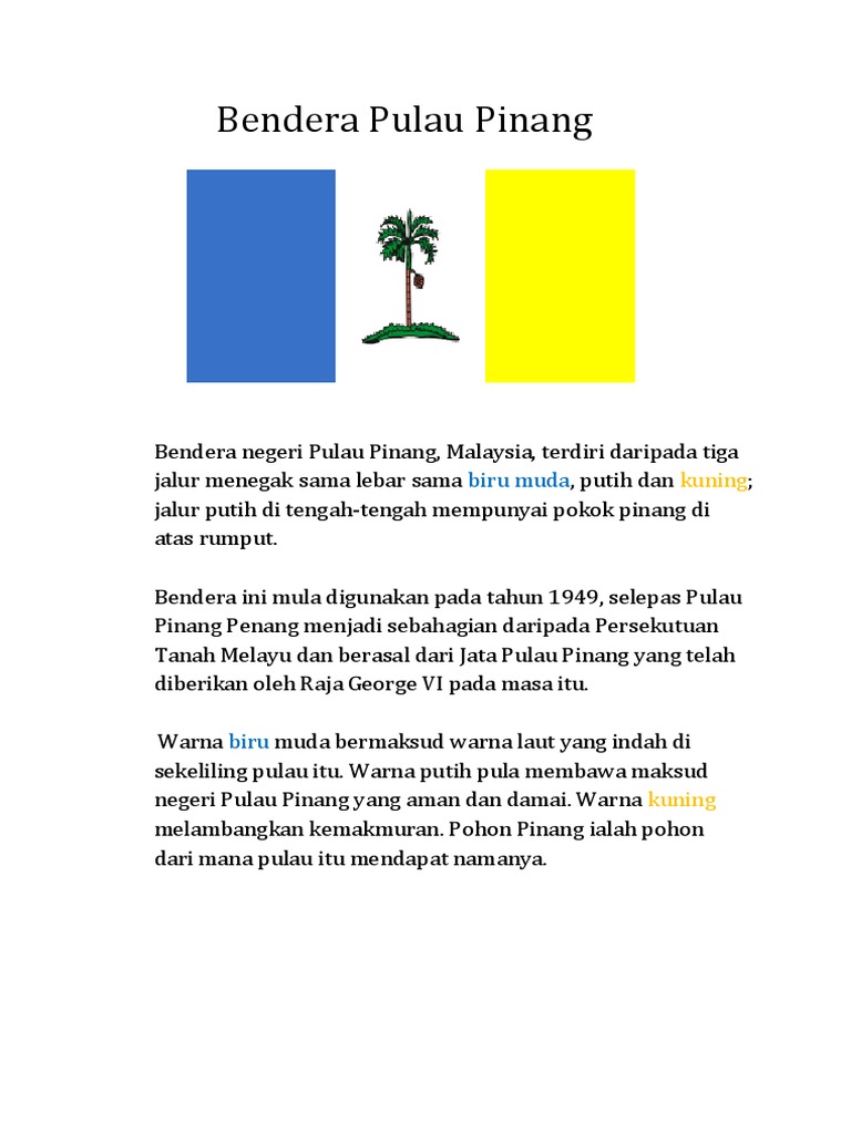 Bendera Pulau Pinang | PDF