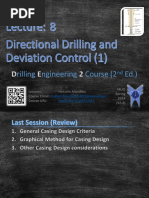 Directional Drilling Math | PDF | Oil Well | Angle