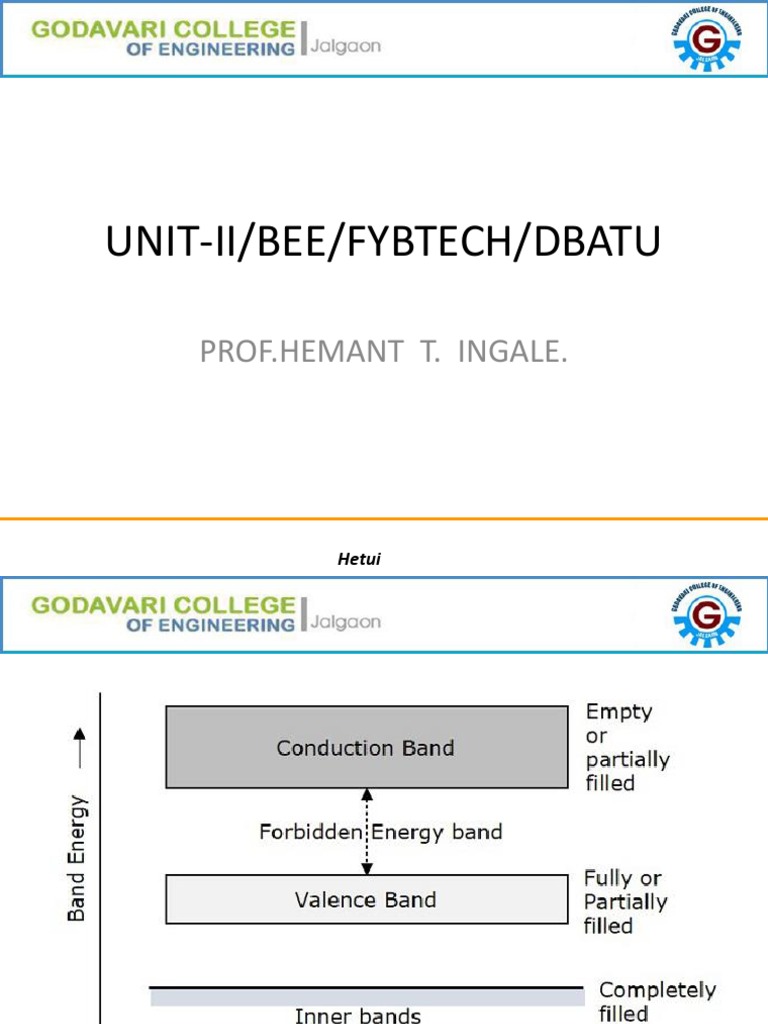 Bee Unit-Ii | PDF | Semiconductors | P–N Junction