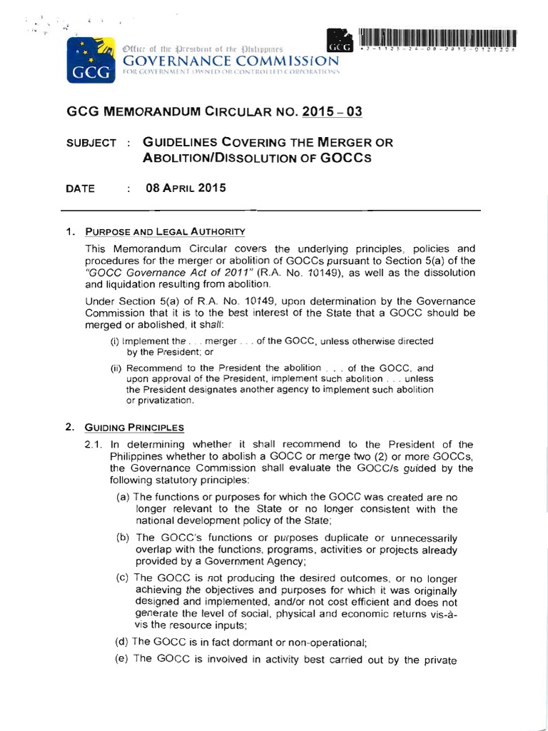 GCG Re Merger | Download Free PDF | Liquidation | Corporations