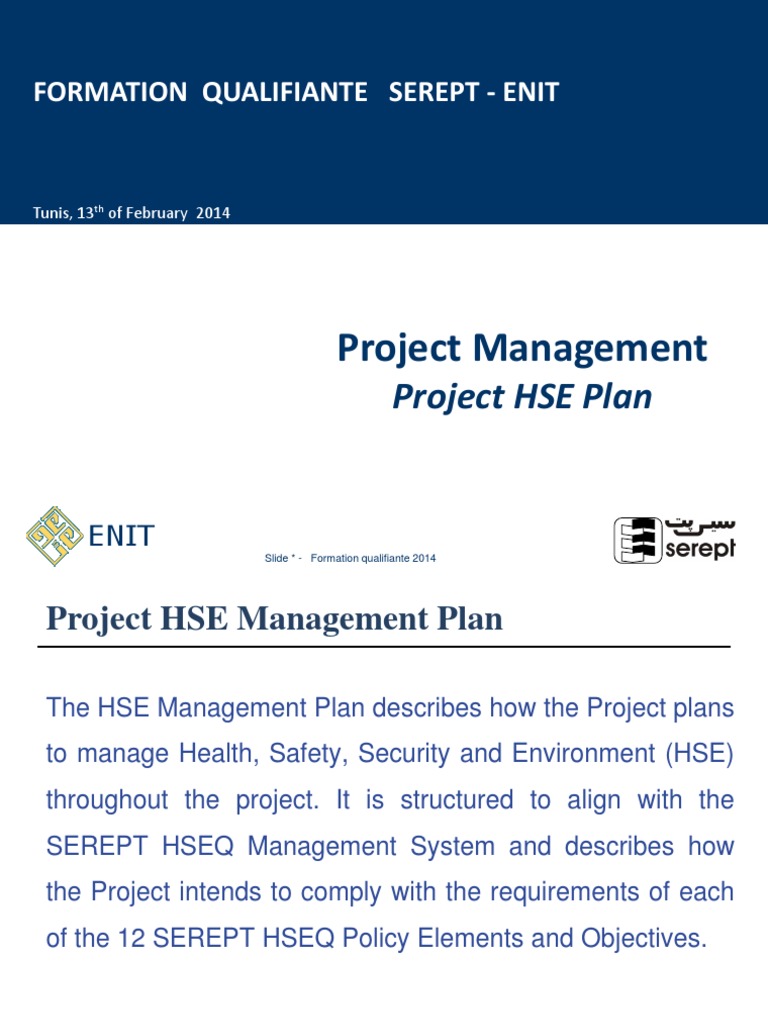 PM - HSE Plan Session 6 | PDF | Quality Assurance | Project Management