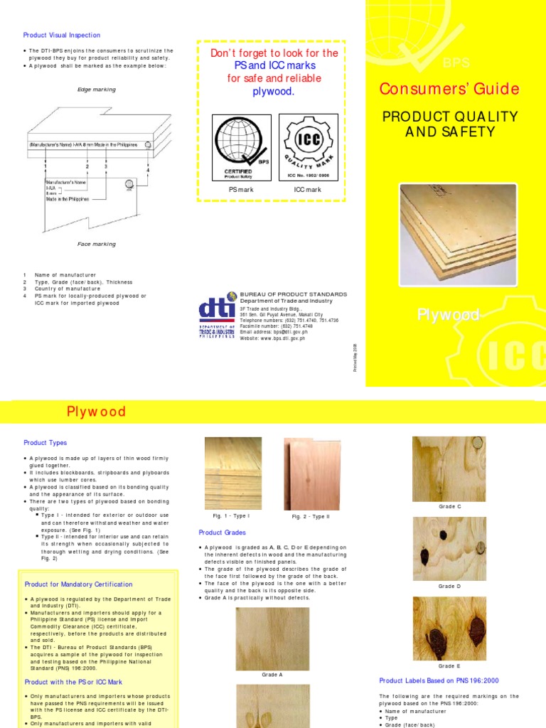 consumer guide plywood.pdf | Plywood | Wood