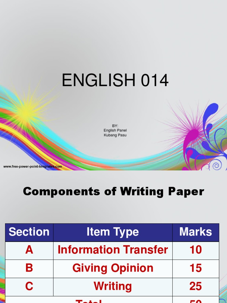 English 014: BY: English Panel Kubang Pasu | PDF | Tomato | Paragraph