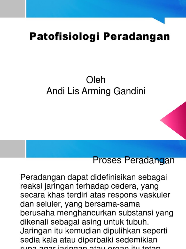 Patofisiologi Peradangan PPTT | PDF