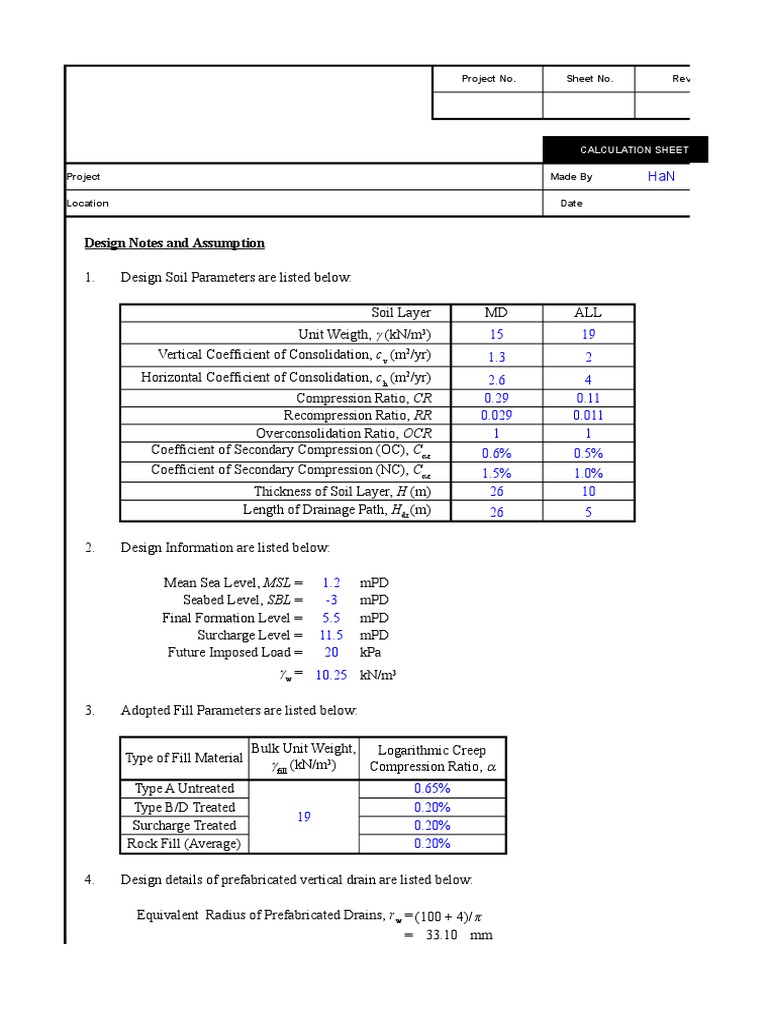 Appendix C - Settlement Analysis | PDF | Infrastructure | Civil Engineering