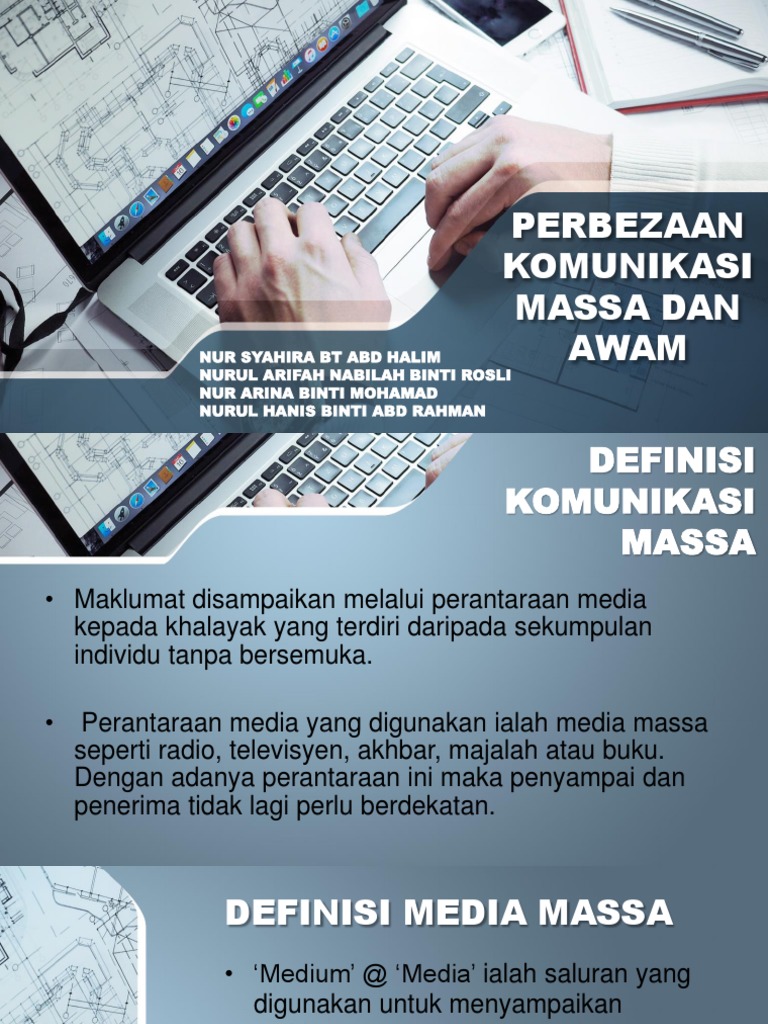 Perbezaan Komunikasi Awam Dan Massa | PDF