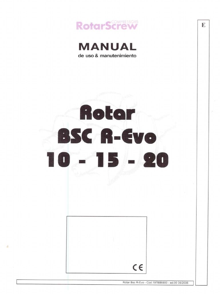 Rotar BSC R-Evo 10-15-20 | PDF