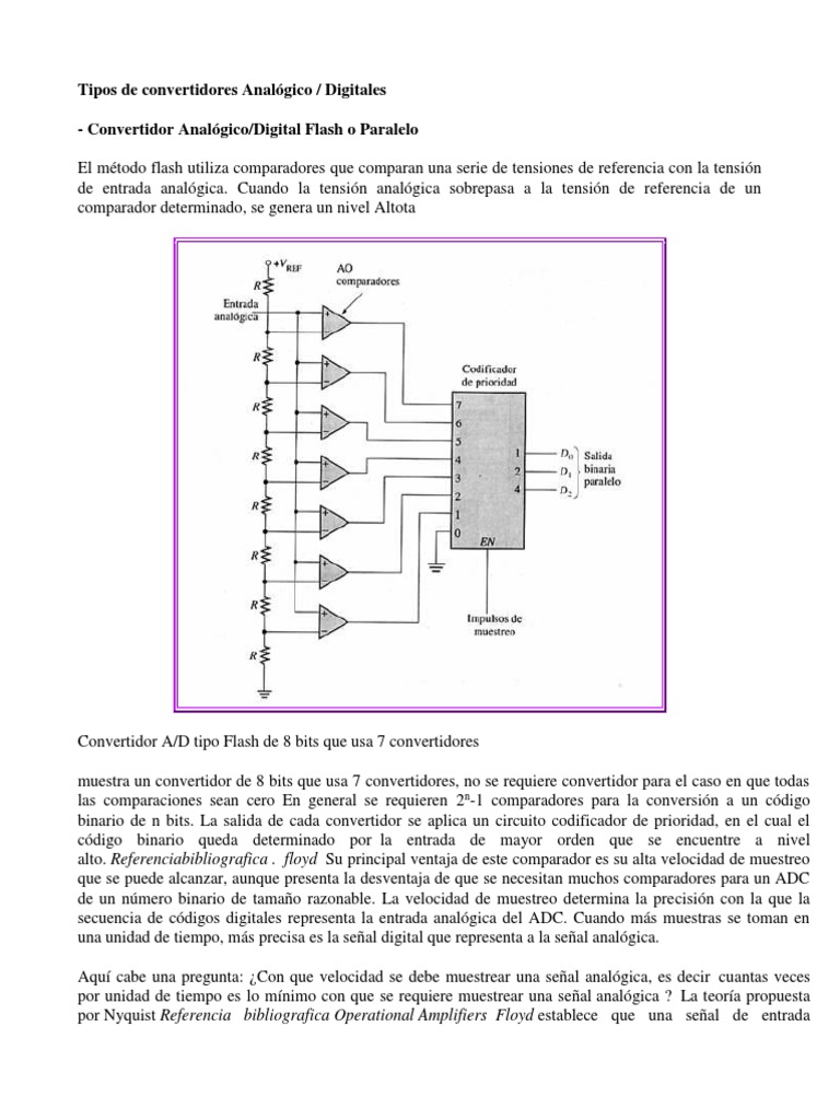 Conversores AD | PDF | Conversor analógico a digital | Señal analoga