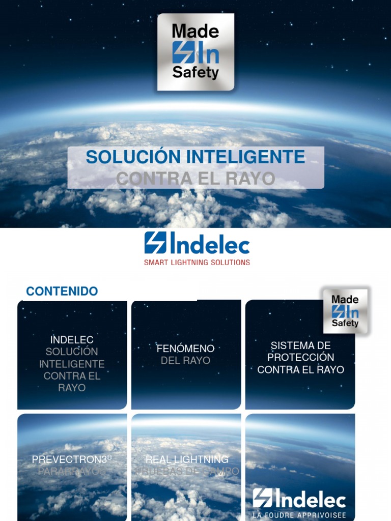 Presentacion Indelec Español | PDF | Relámpago | Electricidad
