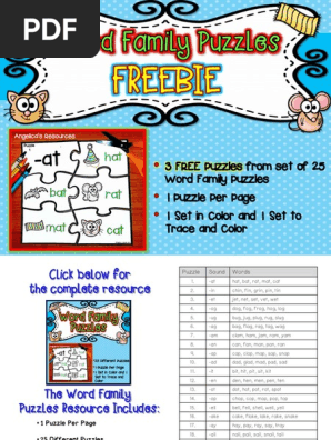 Family Word Tracer Pages