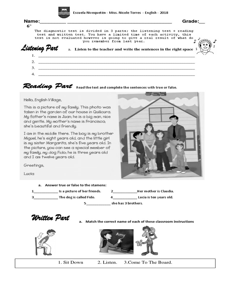 Diagnostic English Assessment: A Comprehensive Review of Key Grammar ...