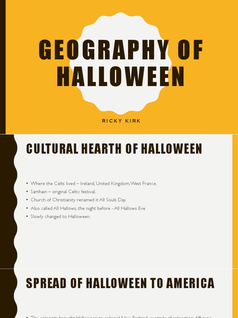 Geography of Halloween | PDF | Social Science | Travel