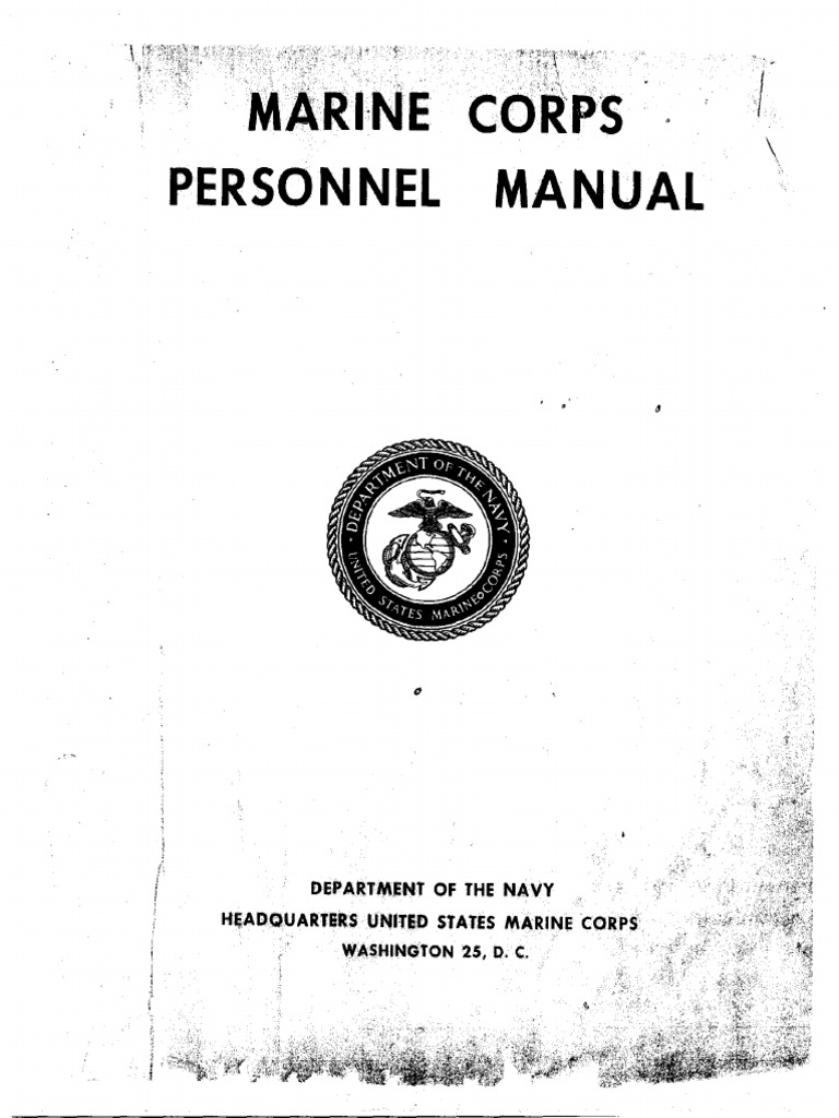 Marine Corps Personal Management | PDF | Officer (Armed Forces ...