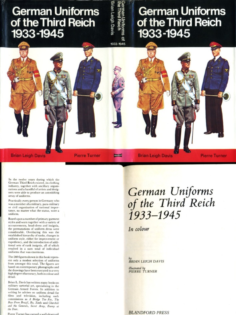 German Uniforms of The Third Reich 1933-1945 | PDF